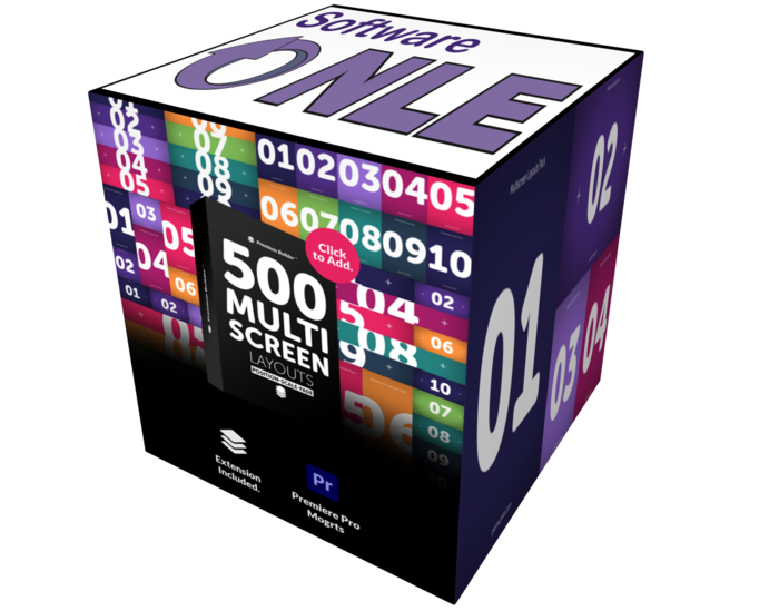 Multi Screen Layouts Pack 500 efectos multipantalla para Premiere ...